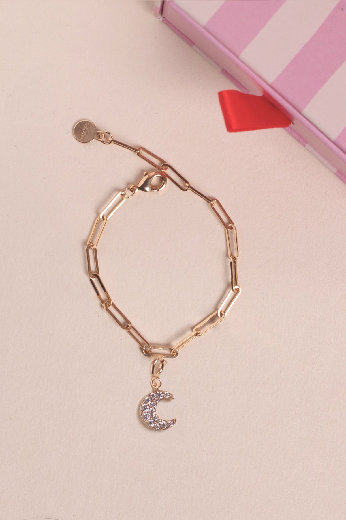 Bracelet Moon - Bijoux dorés à l'or fin 18 carats